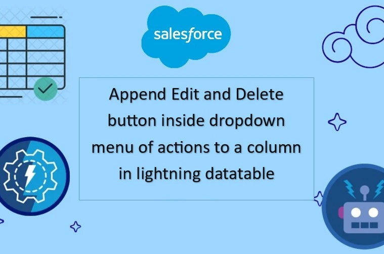 Append edit and delete button inside dropdown menu of actions to a ...