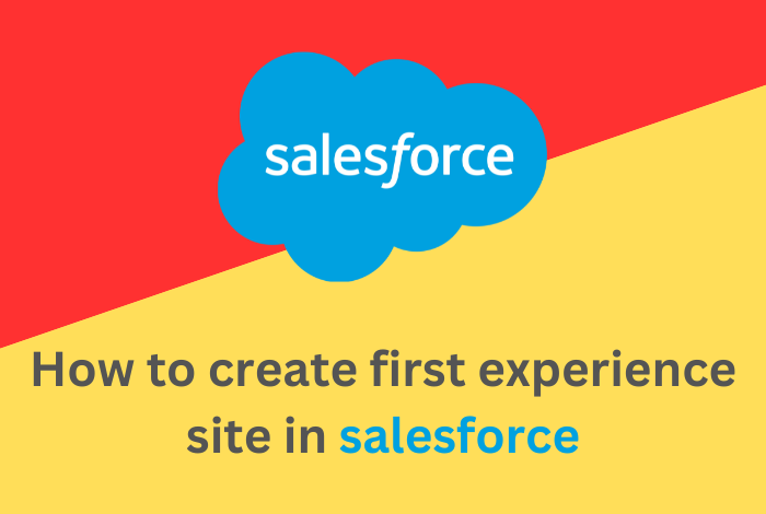 How to configure first experience site in salesforce - Salesforce apex ...